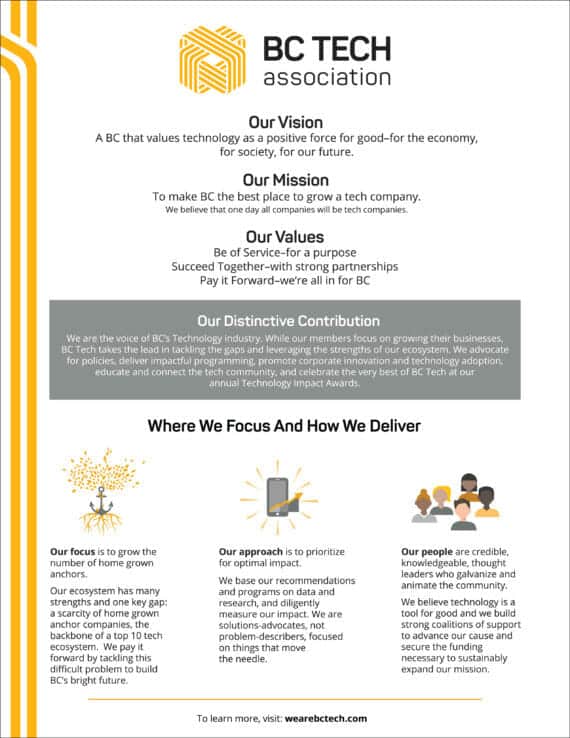 About BC Tech - BC Tech Association