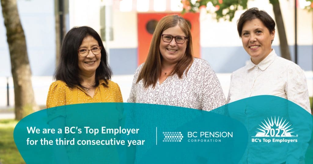 BC Pension Corporation is recognized as one of BC’s Top Employers for ...