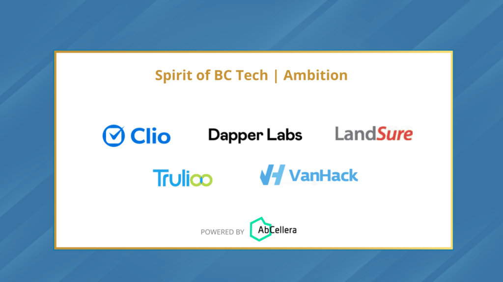 Meet the Finalists for ‘Spirit of BC Tech – Ambition’ - BC Tech Association