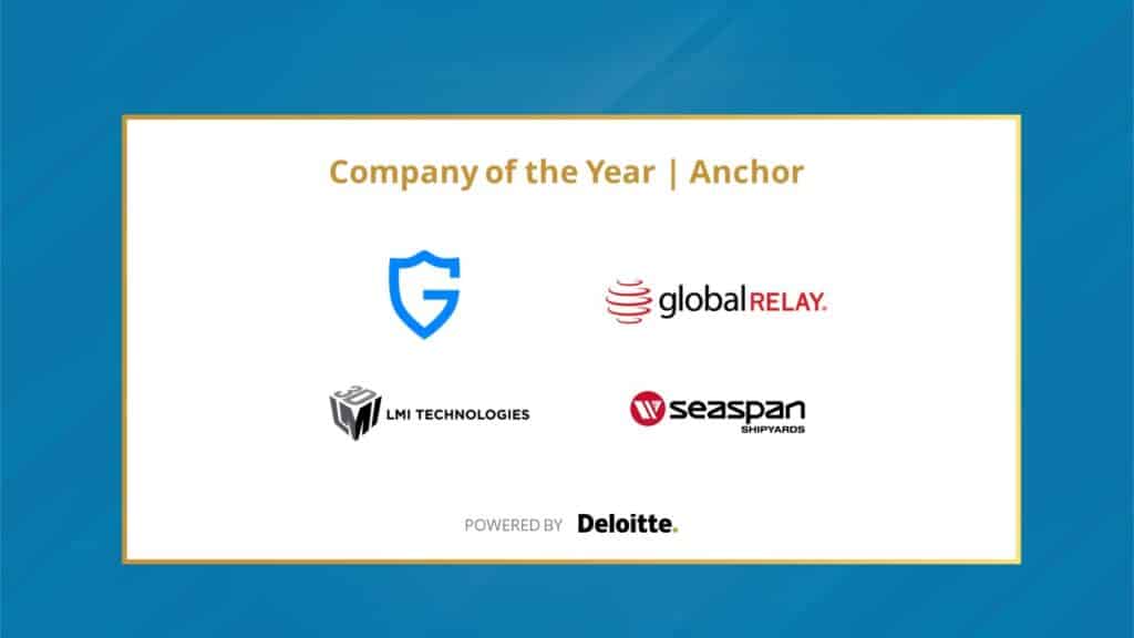 Meet the Finalists for ‘Company of the Year – Anchor’ - BC Tech Association